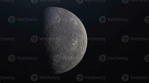 Breathtaking Cosmos Background With Rotating Realistic Moon Animation