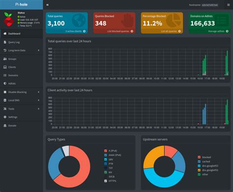 pi hole using docker on odroid c2