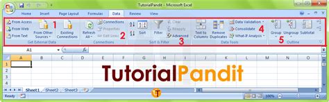 ms excel data tab in hindi ms excel data tab tutorialpandit