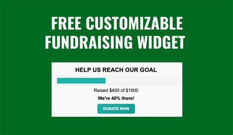 Free Fundraising Thermometer Widget Treeroots Nonprofits