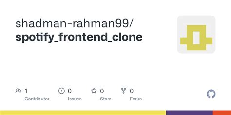 Github Shadman Rahman99spotifyfrontendclone