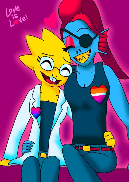 Undyne Alphys Ibispaint
