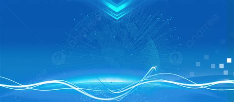 Blue Technology Background Material Blue Technical Material