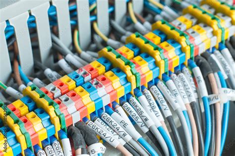 New Control Panel With Circuit Breakers Fuses Rails Low Voltage