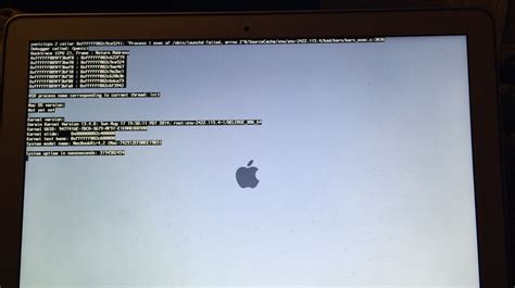 Restart Mac Error Screen