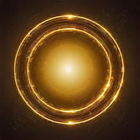 Abstract Light Circle Effect Ai Generated Premium Ai Generated Image