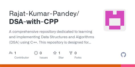 Github Rajat Kumar Pandeydsa With Cpp A Comprehensive Repository Dedicated To Learning And