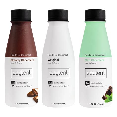 Soylent Best Sellers 36 Bottle Bundle | Protein Nutrition Shakes - Soylent