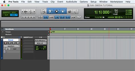 How To Record Audio In Pro Tools Obedia Music Recording Software Training And Support For