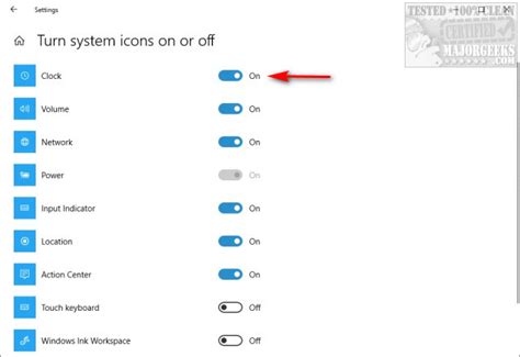 How To Remove The Clock From Windows 10 Taskbar MajorGeeks