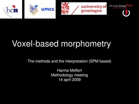 ppt voxel based morphometry powerpoint presentation free download