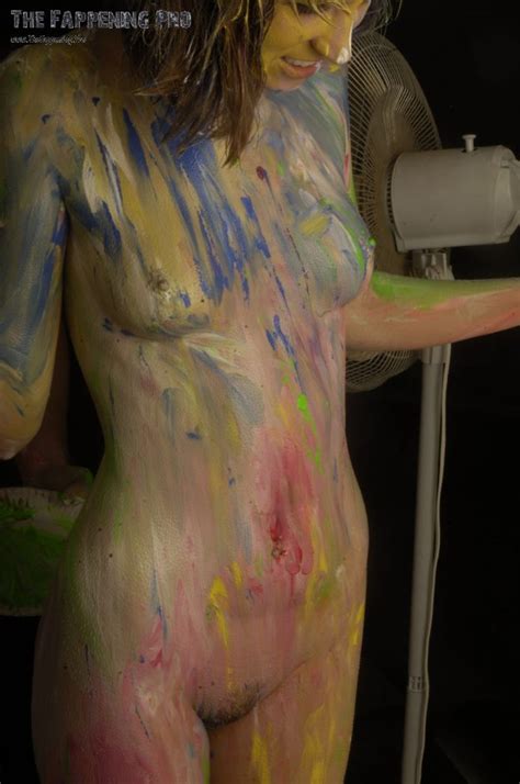 Becca Scott Nude Bodypaint Photos The Fappening
