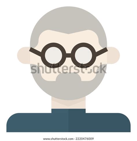 Nerd Avatar Steve Jobs Man Bald Stock Vector Royalty Free Shutterstock
