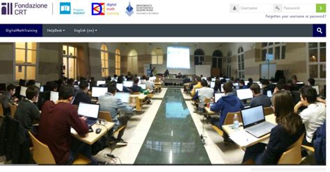 The Homepage Of The Digital Math Training Online Platform Used For The