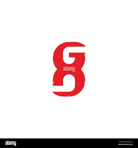 Letter Go Simple Geometric Linked Logo Vector Stock Vector Image And Art Alamy
