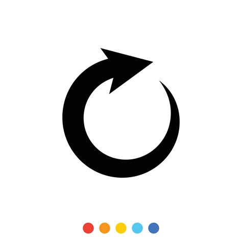 Cycle Arrow Icon Symbol Vector 12318094 Vector Art At Vecteezy