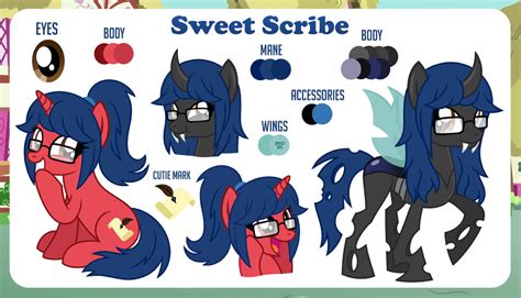 Sweet Scribe Reference Sheet By Jennieoo On Deviantart