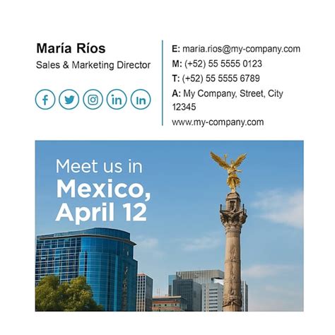 Create Email Signature Html Clickable Html Email Signature By Santiagomolina7 Fiverr