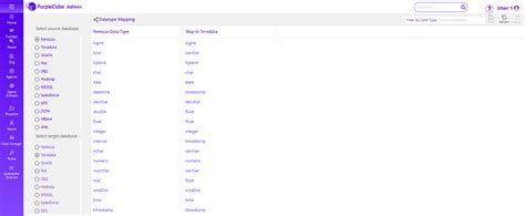 Editing Data Type Mapping