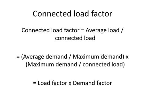 Load Factor And Demand Factor PPTX Load Factor And Demand Factor PPTX