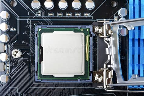CPU Socket Stock Image Image Of Component Mainboard 25229481