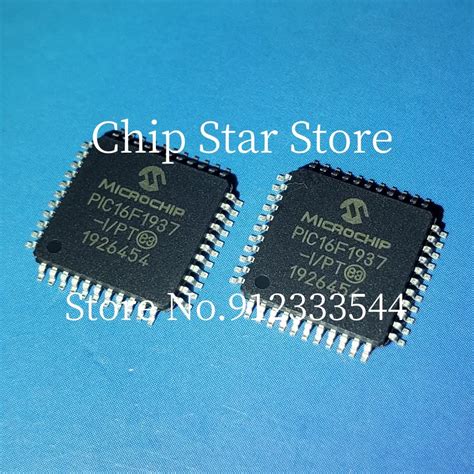 5 100pcs Pic16f1937 Ipt Pic16f1937 Tqfp44 8bit Microcontrollers Mcu