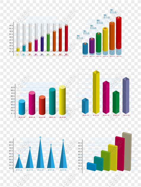 免費立體柱狀圖png And Ai圖案下載 素材編號828892806 Lovepik