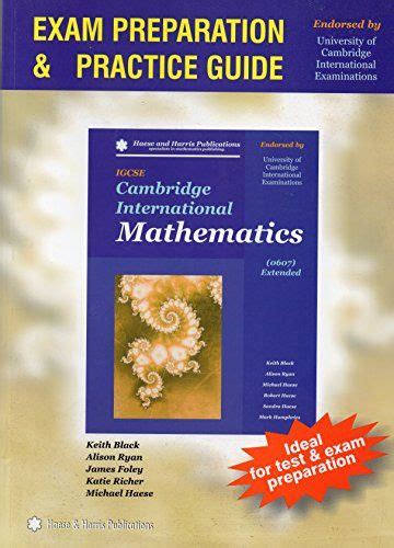 Cambridge International Mathematics Igcse 0607 Extended Exam Preparation And Practice Guide