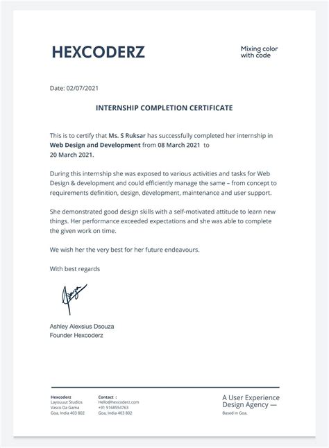 S Ruksar On Linkedin Webdevelopment Internship Hexcoderz