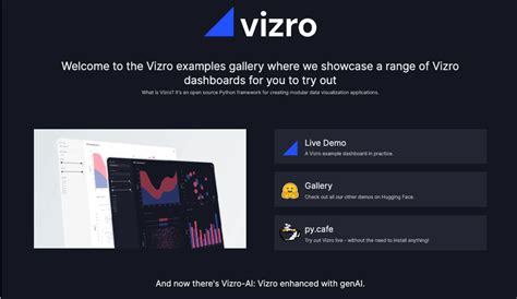 github mckinsey vizro vizro is a low code toolkit for building high