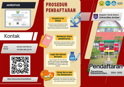 Flyer Pendaftaran Magister Teknik Elektro Universitas Jember Magister