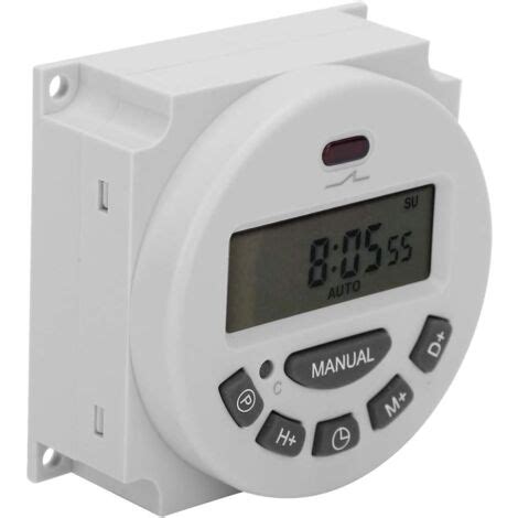 Sollbry L701 12V Digital Programmable Time Control Switch LCD Electronic Timer Microcomputer