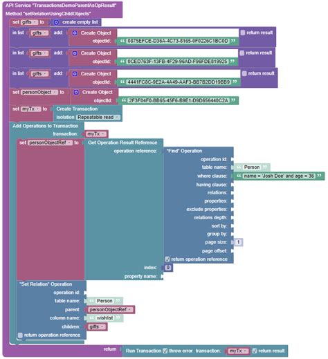 Transaction Api Backendless Codeless Development Guide