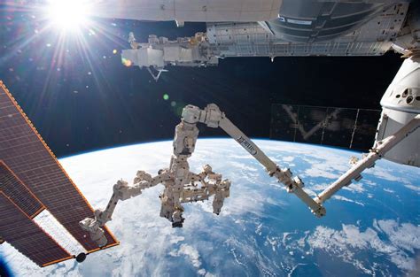 Robot Arm On The International Space Station Inside