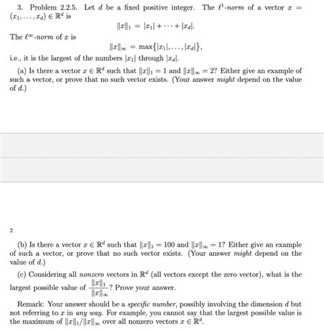 Solved 3 Problem 225 Let D Be A Fixed Positive Integer