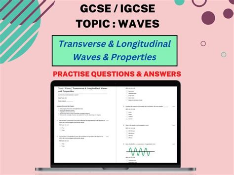 Gcseigcse Physics Waves Properties Self Assessment Questions