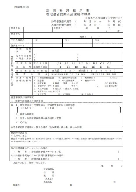 【2025年最新版】訪問看護指示書の記入チェックポイントと記載例まとめ｜qn（キュン）