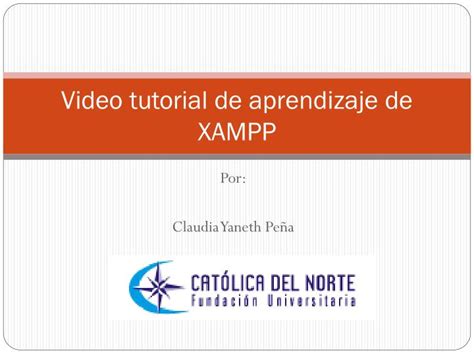 Ppt Video Tutorial De Aprendizaje De Xampp Powerpoint Presentation