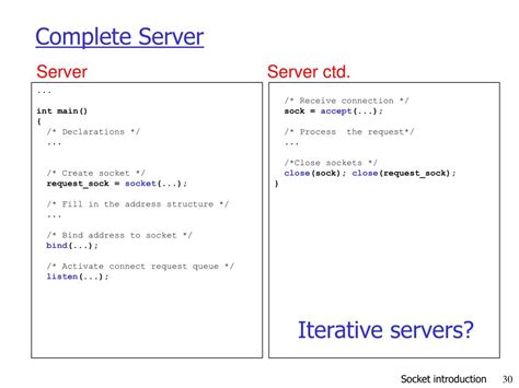 Ppt Introduction To Berkeley Sockets Powerpoint Presentation Free Download Id4206483