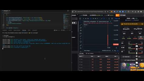 solana sniper bot in action youtube