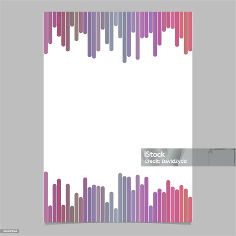 플라이어 템플릿 디자인에서 수직 둥근된 줄무늬흰색 배경으로 벡터 편지지 그림 0명에 대한 스톡 벡터 아트 및 기타 이미지 0명 곡선 공란 Istock