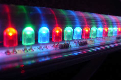 Ln Mn Rgb Colour Strip 24v 6w 332mm Mr Resistor Lighting