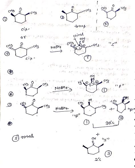 Solved 26 Dimethylcyclohexanone Is Commercially Available As A