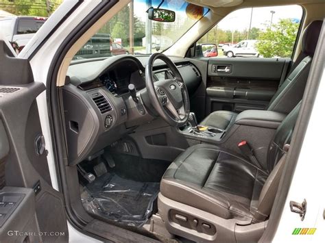 Charcoal Black Interior 2018 Ford Flex Sel Awd Photo 141894770