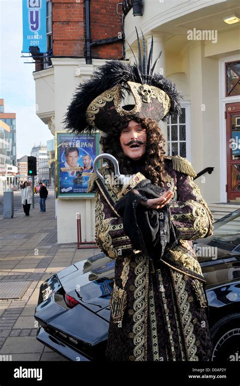 David Hasselhoff Poses In His Captain Hook Costume New Wimbledon