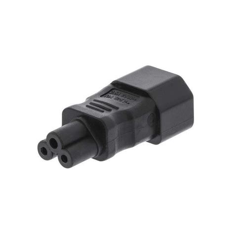Iec C14 3 Pin Male Adapter Iec C5 3 Pin Female