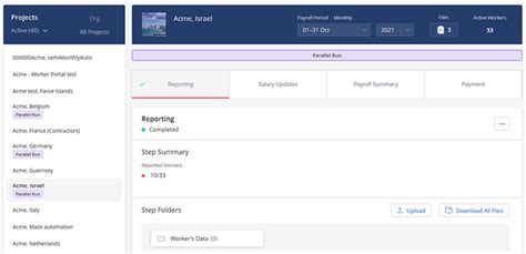 Payroll Parallel Runs