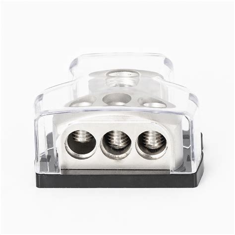 3 Way Power Distribution Block 1x 0 Gauge In 3x 4 Grandado