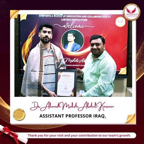 Dr Ahmed Mahdi Abdulkareem Posted On Linkedin