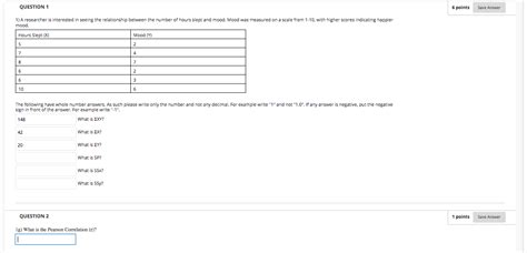 Solved QUESTION 1 6 Points Save Answer 1 A Researcher Is Chegg Com